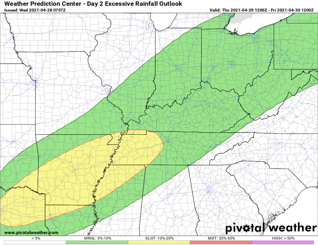 April 27th through April 29th Heavy Rain Event. A few intense ...